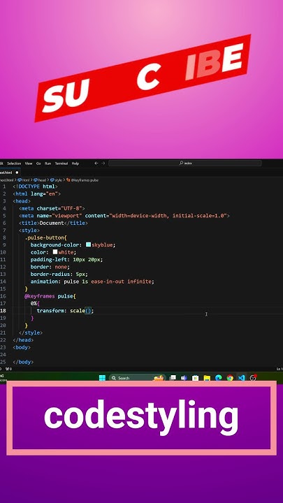 Amazing Clickable Button || HTML | CSS #codestyling #codeing - YouTube