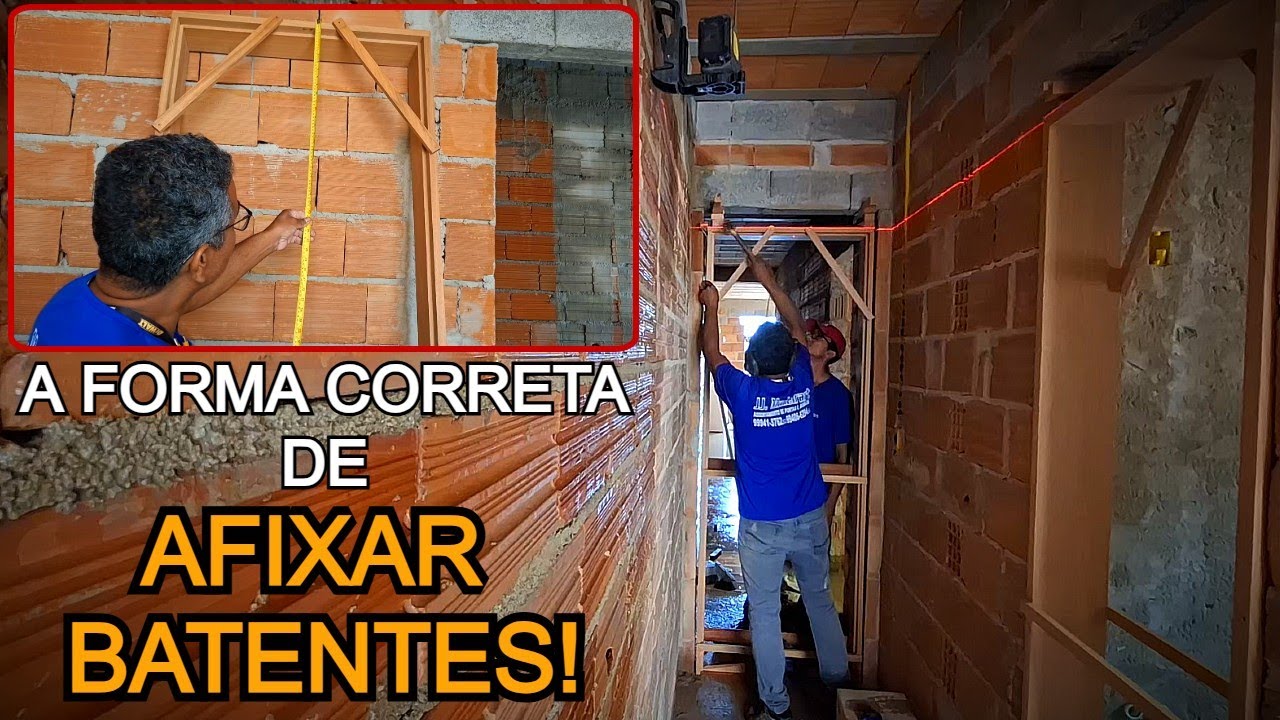 APRENDA A AFIXAR BATENTES DA FORMA CERTA! - YouTube