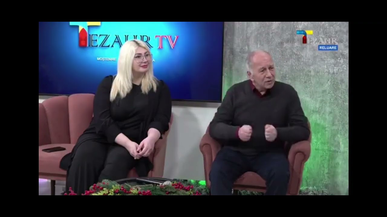 lisa volk , marian stircea la Tezaur Media TV, discutie despre ...