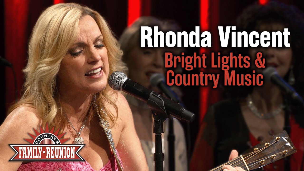 Rhonda Vincent sings "Bright Lights and Country Music" - YouTube
