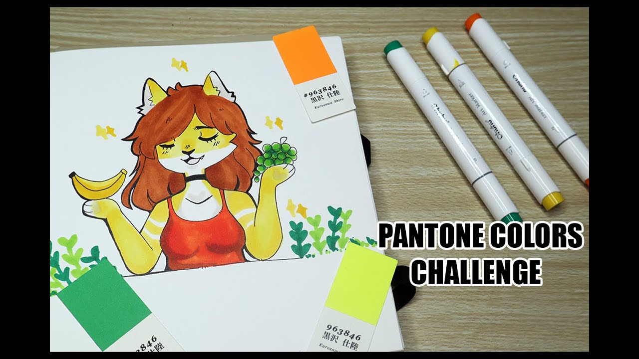 3 Pantone Colors Challenge ! - YouTube