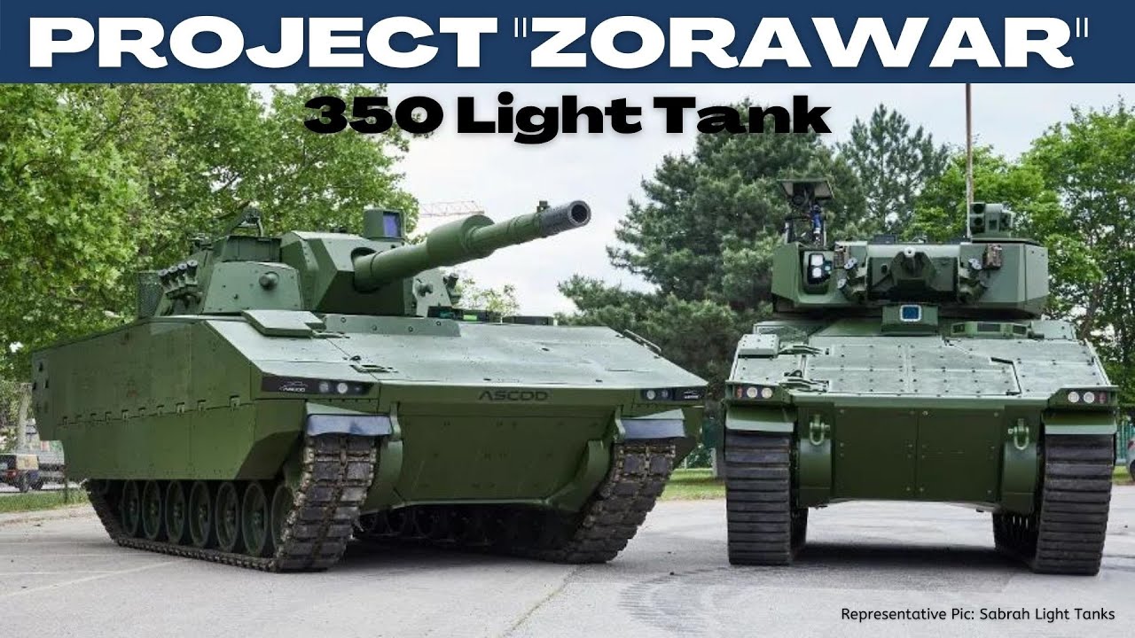 Project ZORAWAR - 350 Light Tank for Army - YouTube