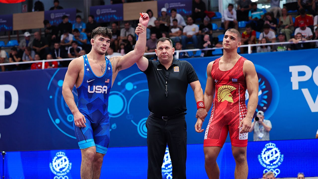 Justin Rademacher U20 World Championships Bronze Medal Match - YouTube