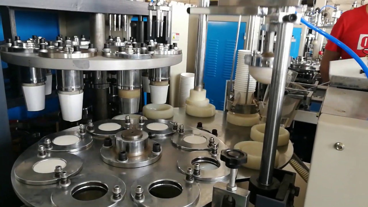 JBZ A12 paper cup making machine - YouTube