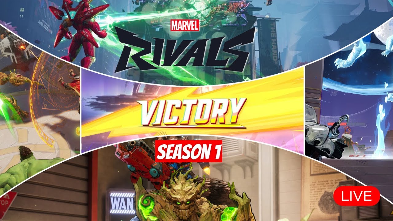 Unbelievable Win in Marvel Rivals | GAMEPLAY | SEASON 1 |🔴LIVE | DAY ...