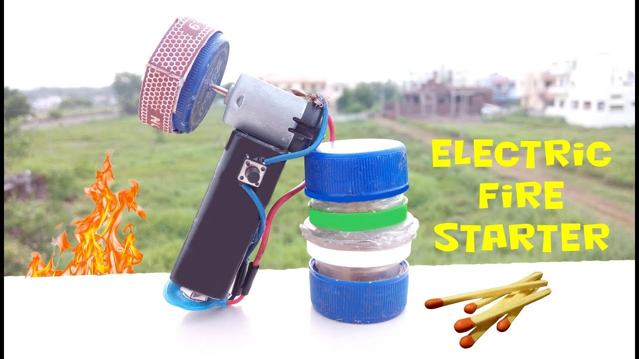 How to Make Electric Fire Starter - YouTube