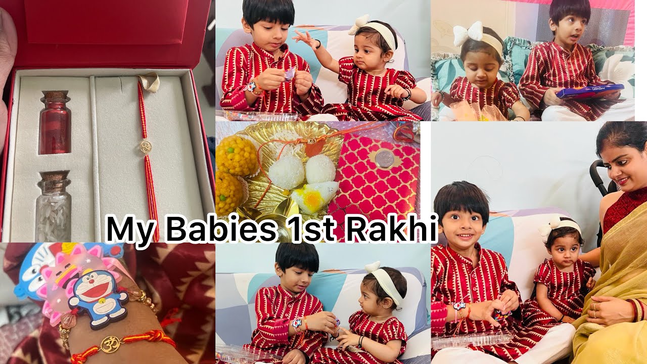 My Babies First Rakhi || Rudy n Kashu ki pahli Rakhi || Travelling Mom ...