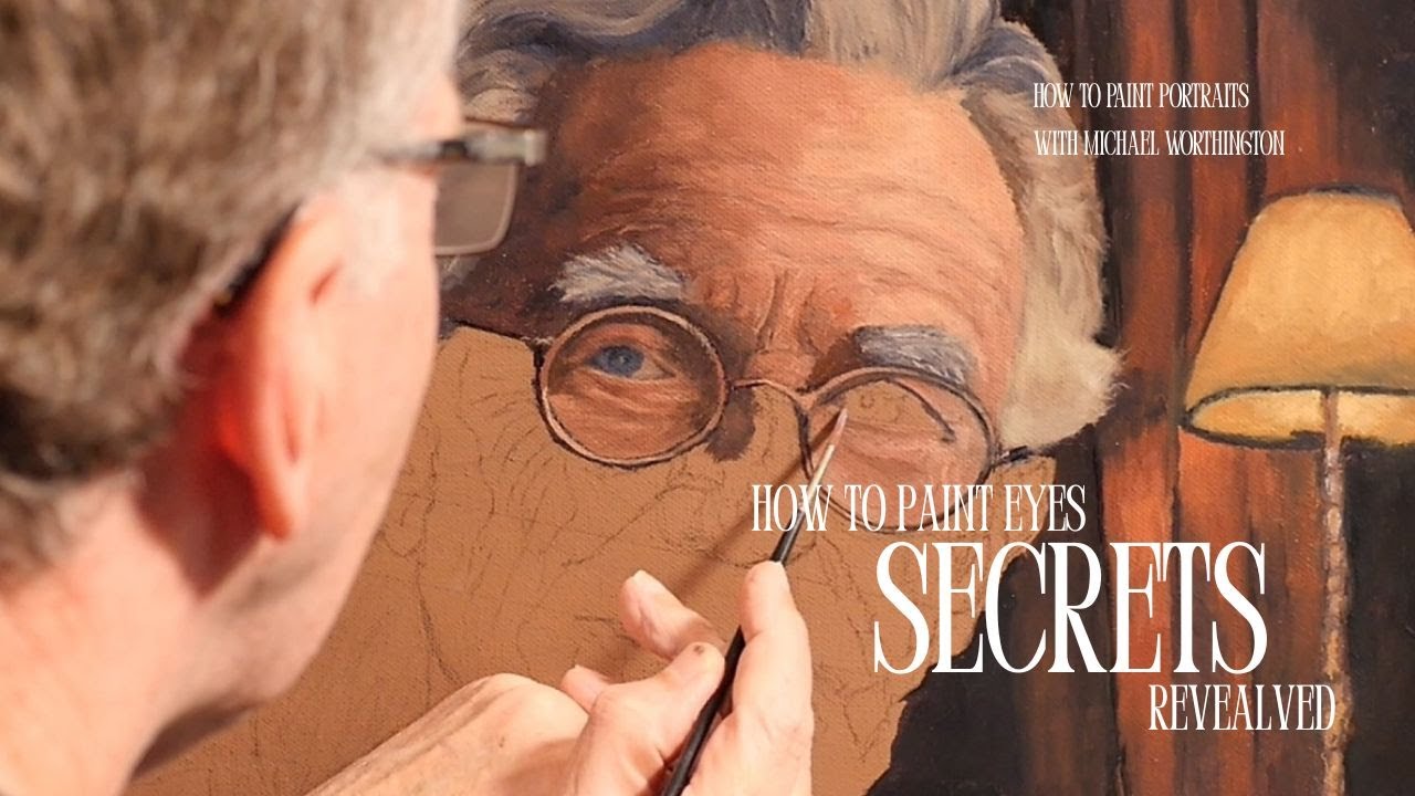 How to Paint Realistic Eyes in Portraits | Simple Step-by-Step ...