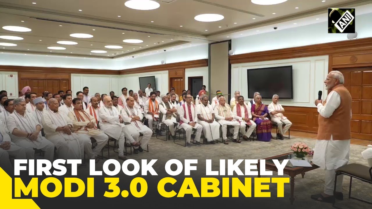 First look of likely Modi 3.0 cabinet from 7LKM residence in Delhi ...