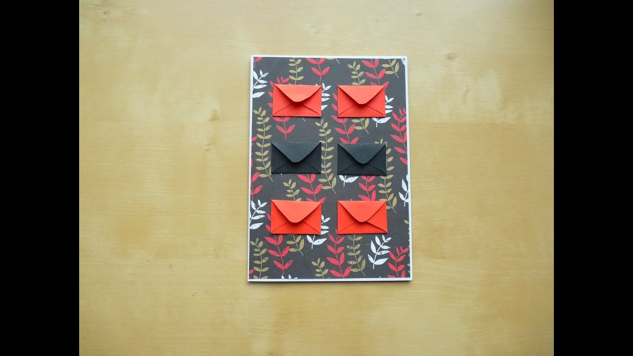 DIY Easy Envelopes Card - YouTube