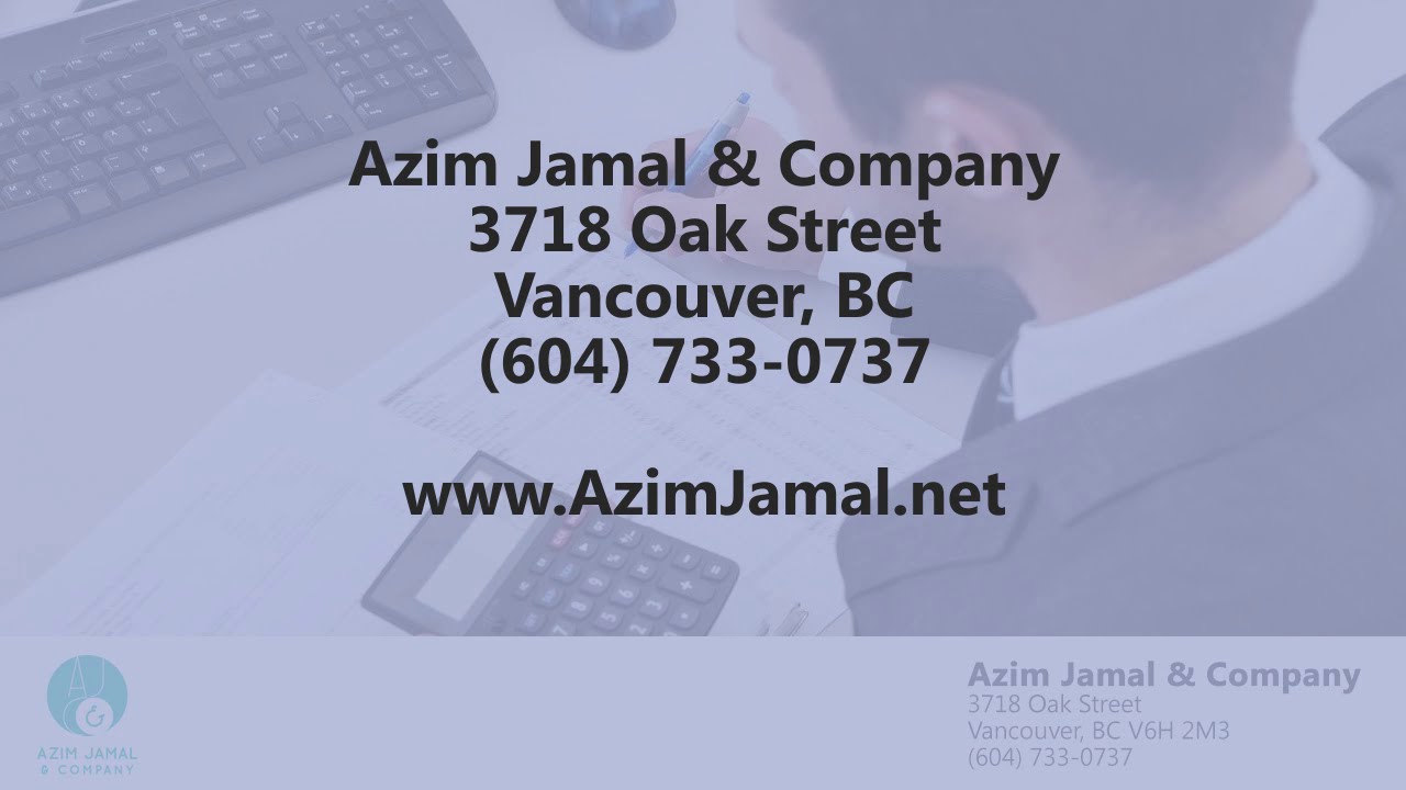 Azim Jamal & Company - REVIEWS - Vancouver, BC Accounting Reviews - YouTube