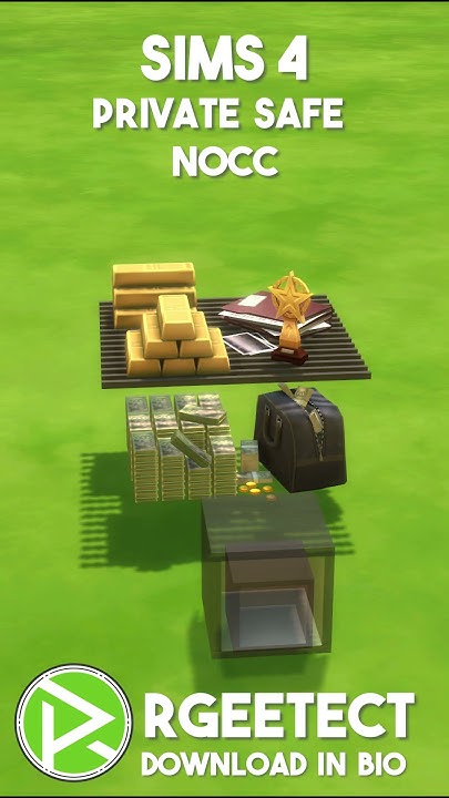 Private Safe in Sims 4 NOCC Sims 4 Stop Motion build #Short #sims4stopmotion #sims4shorts - YouTube