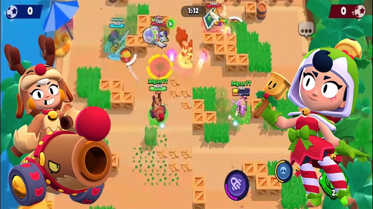 Compro las Skins de Janet Festiva y Bonnie Reno//Brawl Stars - YouTube