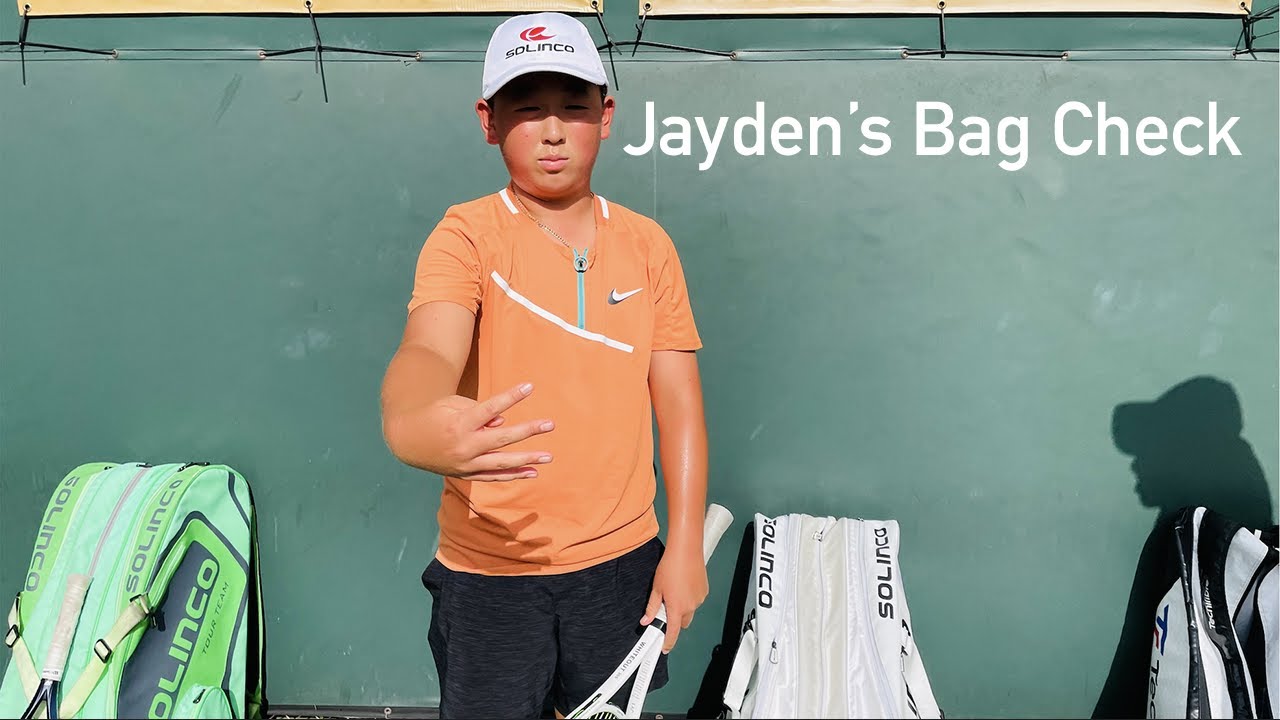 Jayden's Bag Check (Solinco 15-Pack) - YouTube