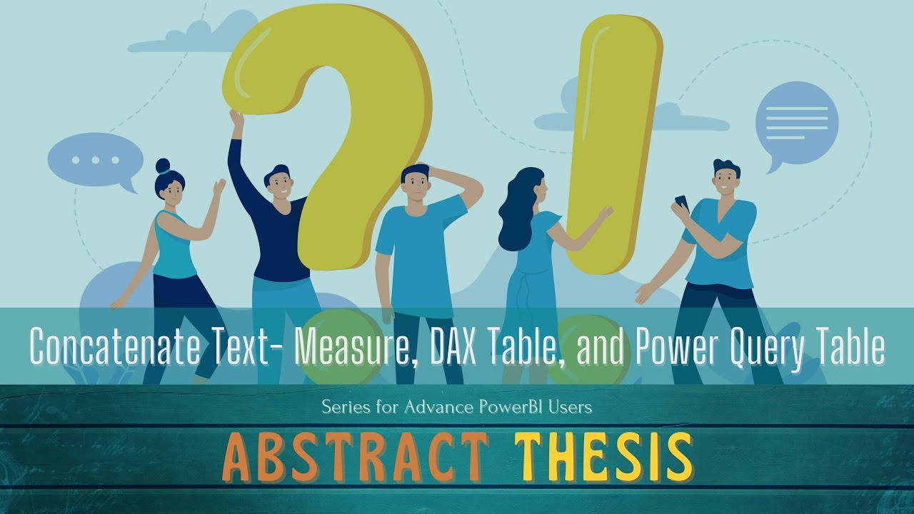 Abstract Thesis 72 Power BI Concatenate Text Measure ConcatenateX Abstract Thesis 72 Power BI Concatenate Text Measure ConcatenateX