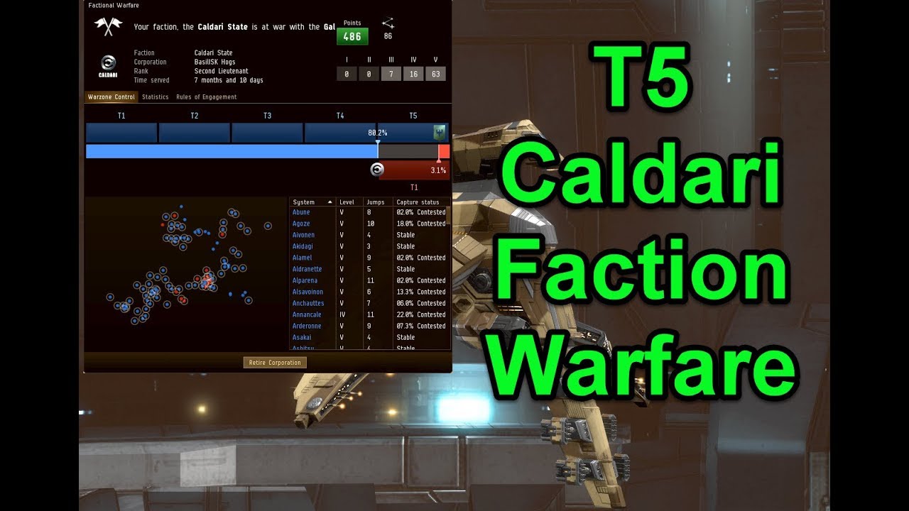Caldari Faction Warfare - EVE Online - YouTube