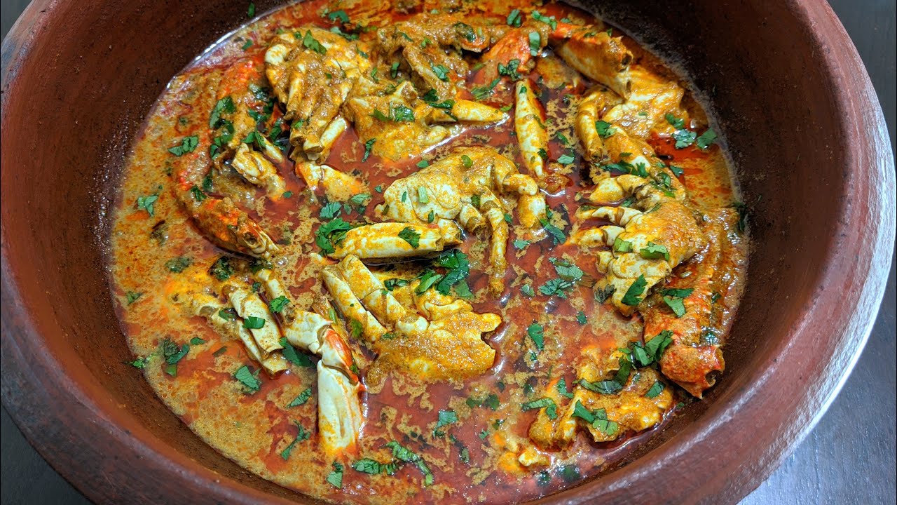 Tamil-Style Njandu Kuzhambu (Crab Gravy) - YouTube