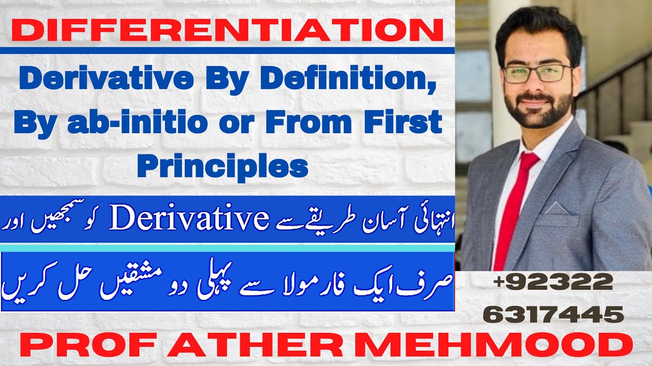 Mathematics-2nd-year-Derivatives-by-Definition-by-ab-initio-from-First-Principles-Ch-2 ...