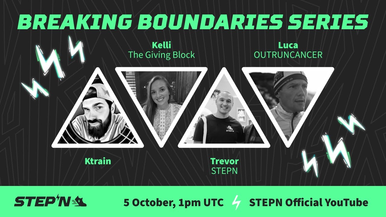 STEPN Breaking Boundaries Series 1: Fitness, Charity and Web3 - YouTube