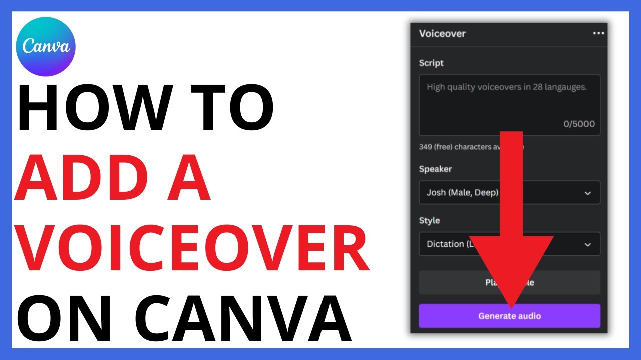 How To Add Voice Over On Canva QUICK GUIDE YouTube How To Add Voice Over On Canva QUICK GUIDE YouTube
