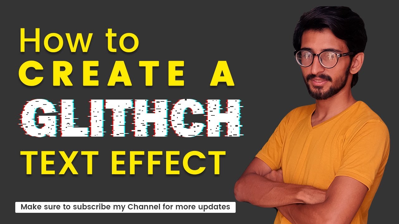 How To Create Awesome Glitch Text Effects YouTube how-to-create-awesome-glitch-text-effects-youtube