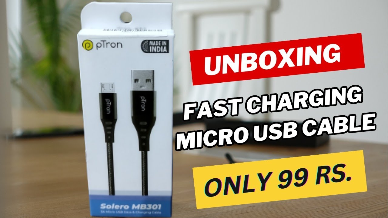 Best micro usb cable under 100 rs. 😱 | fast charging micro usb cable ...