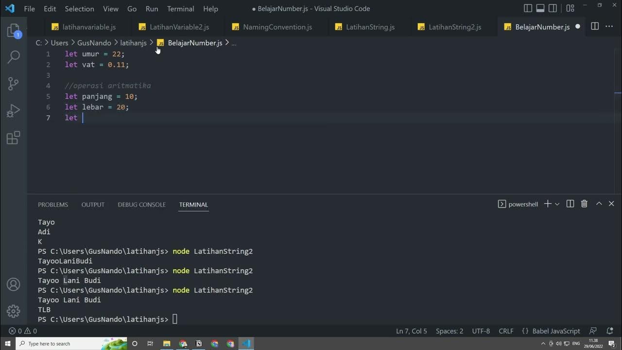 Number - Belajar Modern Javascript Part 12 - YouTube