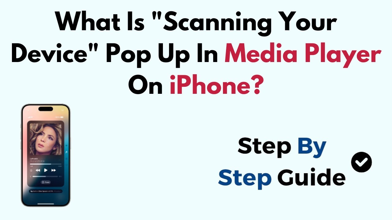 What Is "Scanning Your Device" Pop Up In Media Player On iPhone? - YouTube