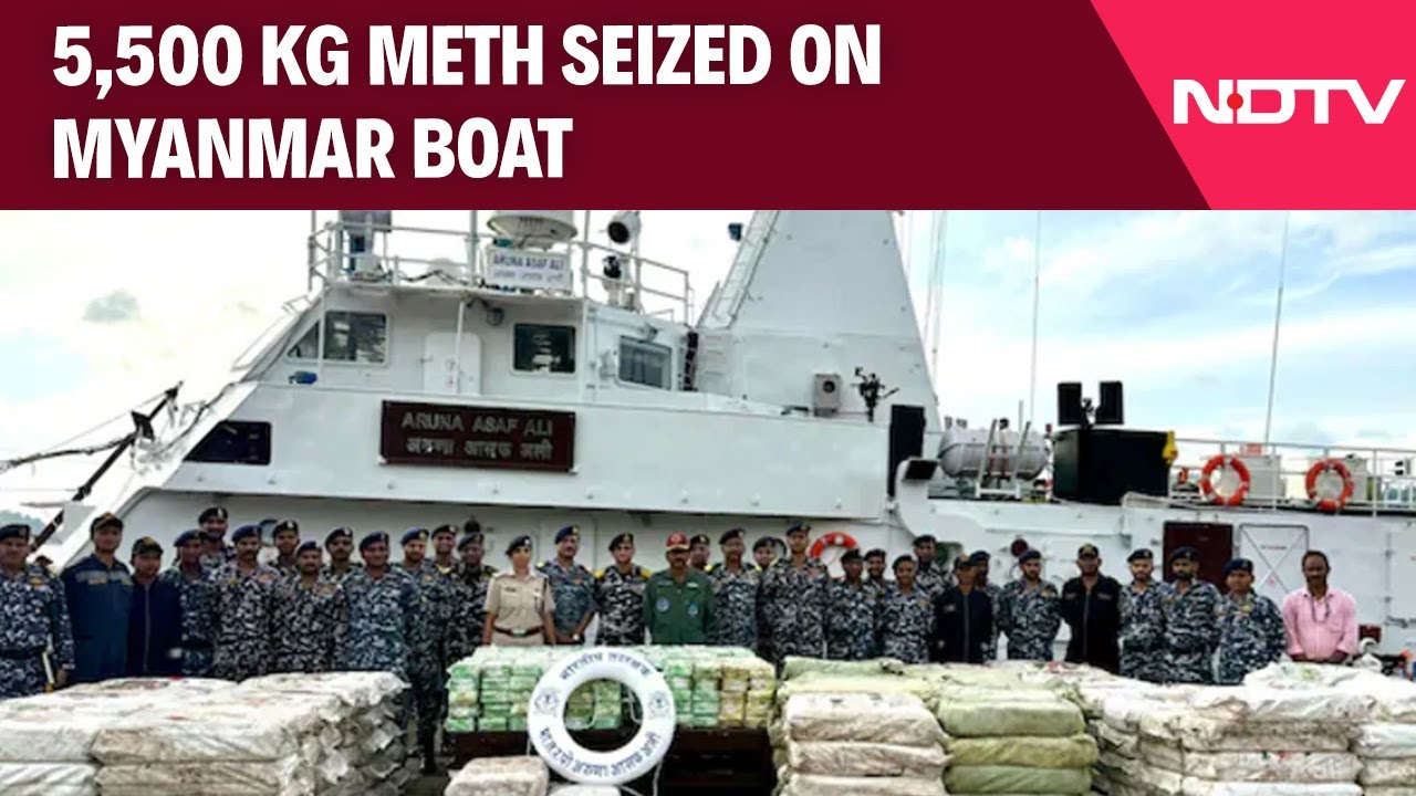 Myanmar Boat Drugs | 5,500 kg Meth On Myanmar Boat: What Led To Biggest Drug Haul By Coast Guard ...