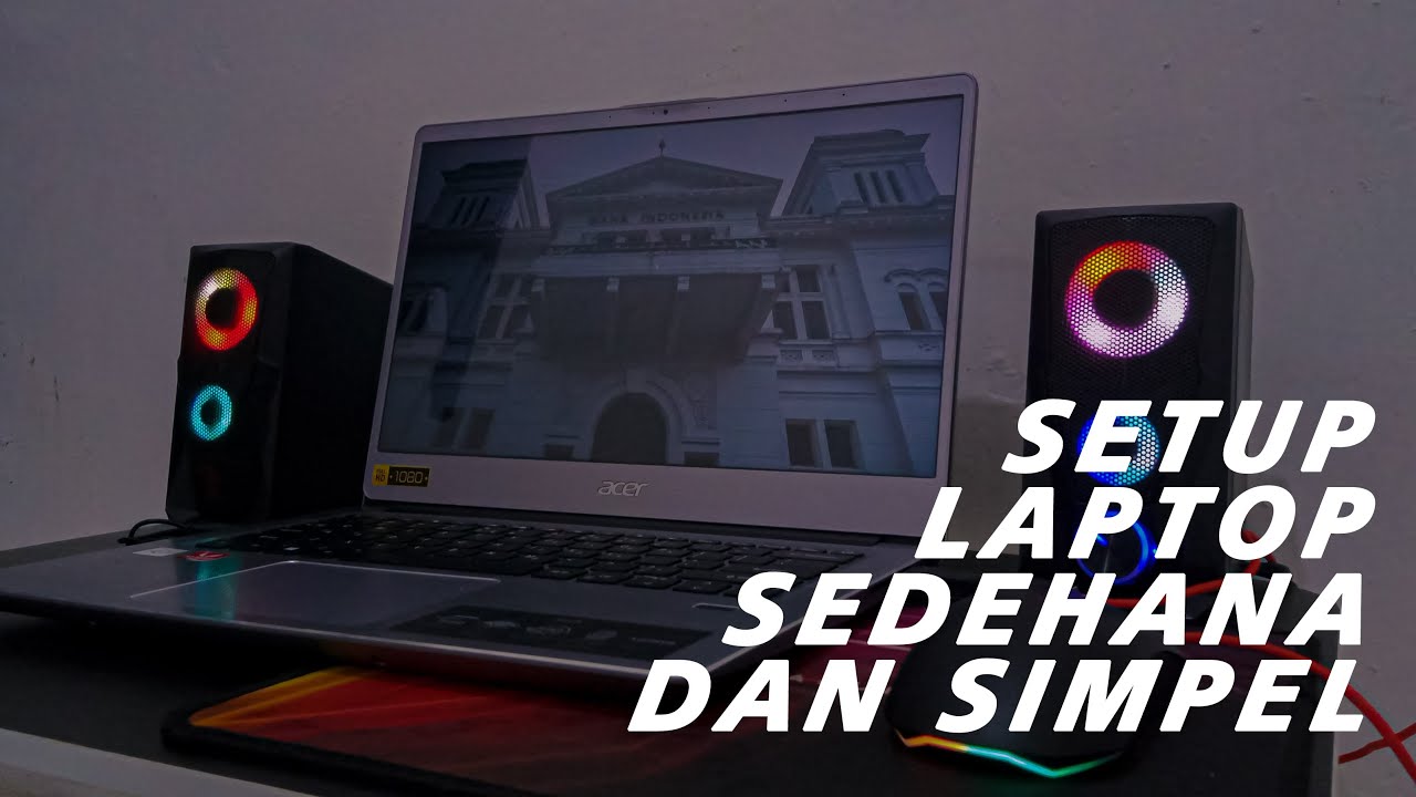 Setup Laptop Lesehan Sederhana dan Simpel | Low Budget - YouTube