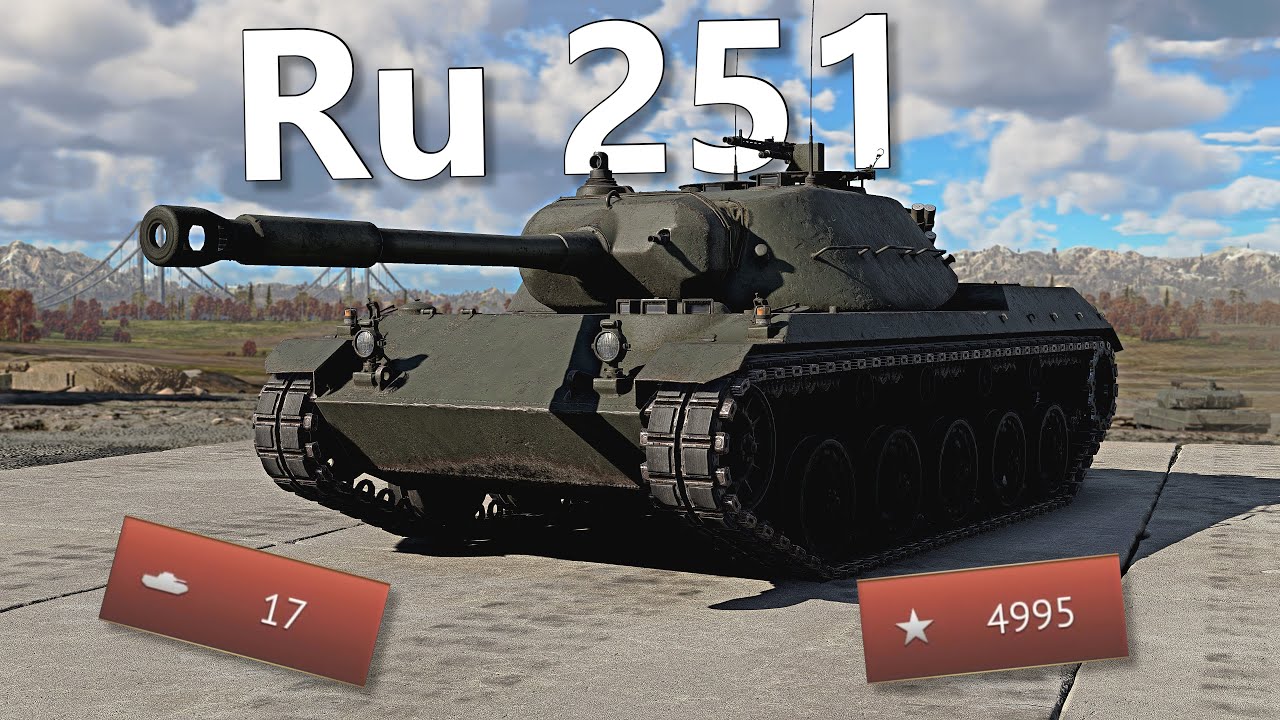 90mm HESH Works Great With This Insane Light Tank || RU 251 - YouTube