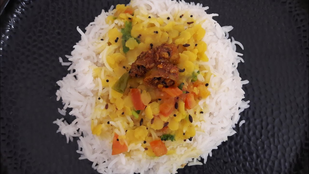 Dal & Rice Recipe / Simple Dal Chawal Recipe - YouTube