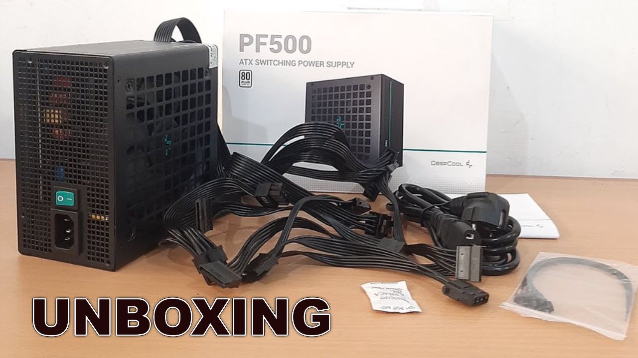 DeepCool PF500 80 PLUS Standard Power Supply - YouTube