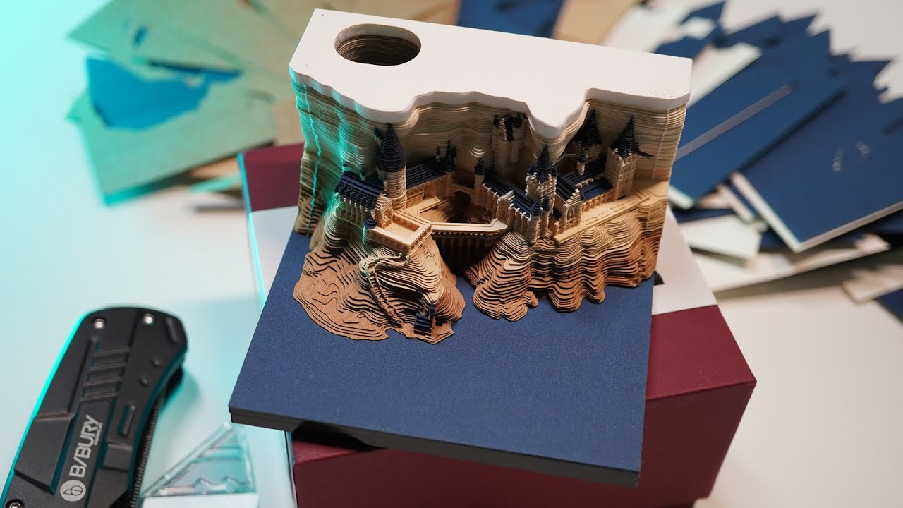 Unboxing Harry Potter Hogwarts Castle Artistic Notepad From Strathon ...