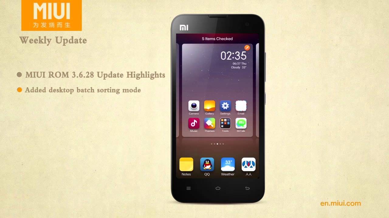 MIUI ROM 3.6.28 Update Highlights - YouTube