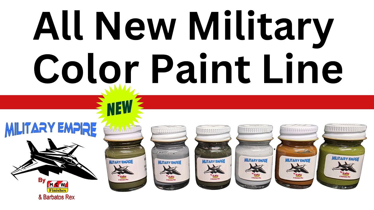 All New Military Color Paint Line - YouTube