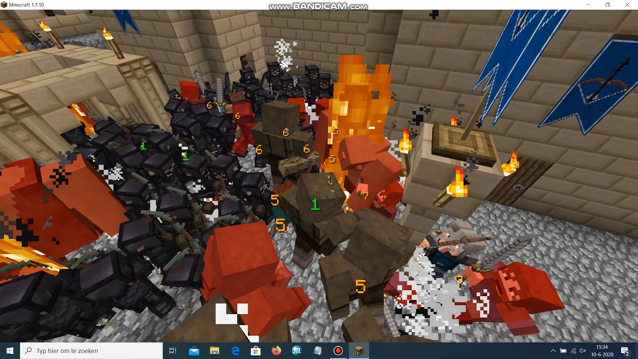 Minecraft The battle of the Five Armies - YouTube
