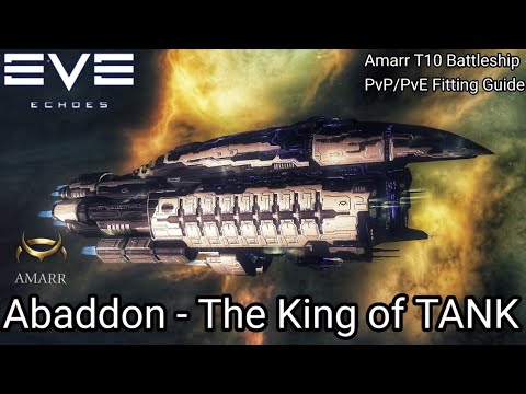 EVE Echoes - Armor Tank GOD CHONK Abaddon - PvP/Bait - PvE Fitting ...