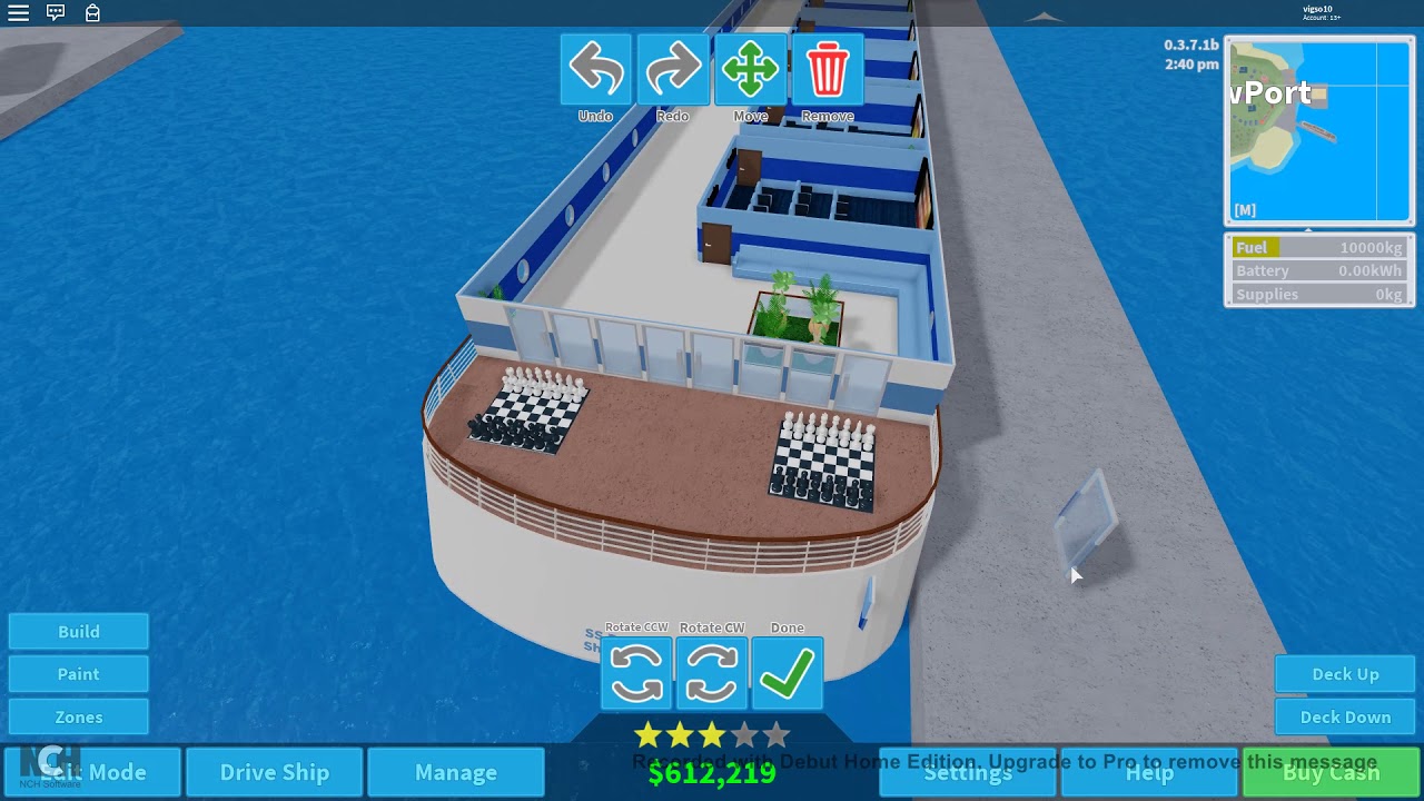 osprey class ship tutorial in cruise ship tycoon roblox - YouTube
