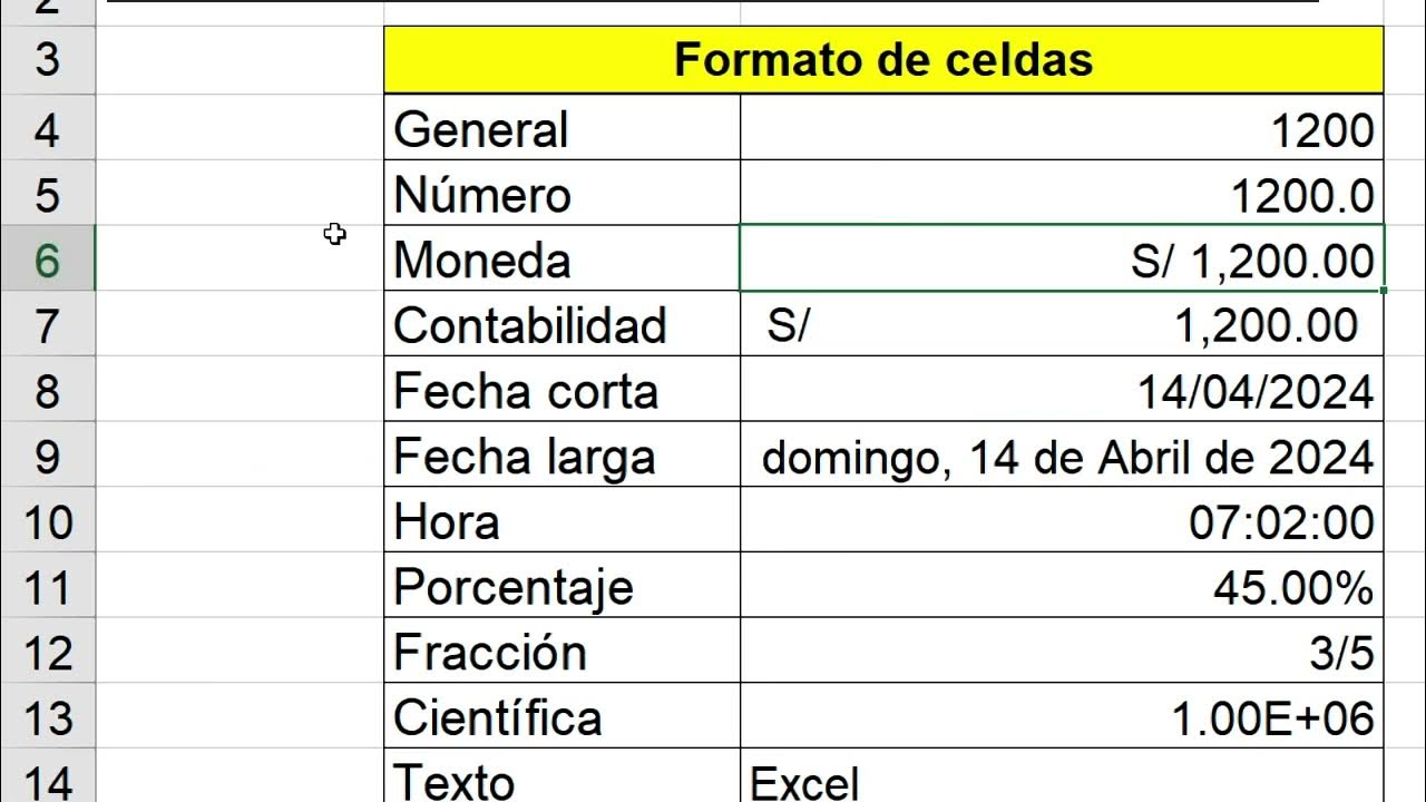 EXCEL BÁSICO | M3 S1 1 Estilos de celdas - YouTube