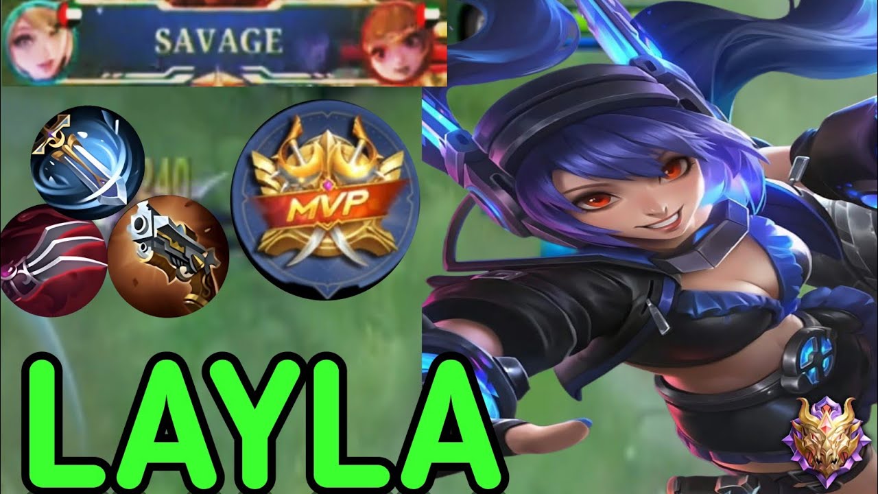 Savage!! Global No 1 Hit Death 2024 Try This #layla #mlbb - YouTube