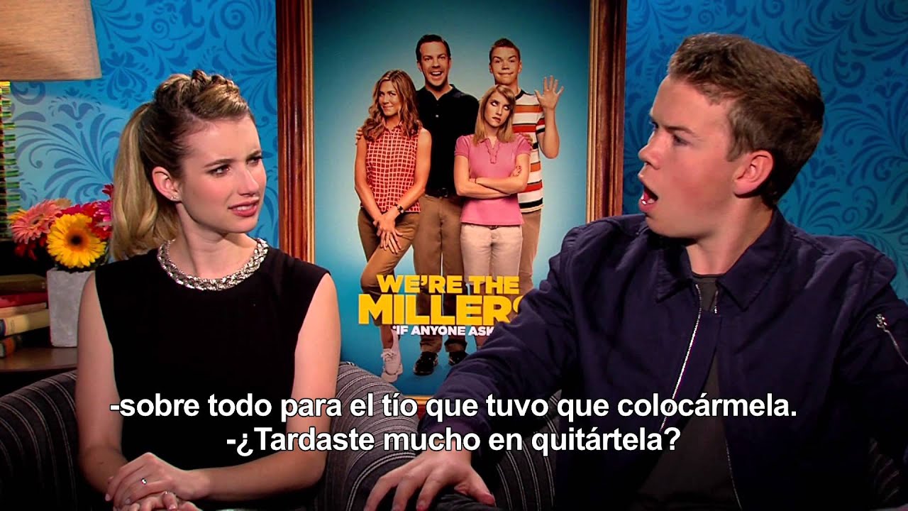 Somos Los Miller - Entrevista Emma Roberts y Will Poulter - YouTube