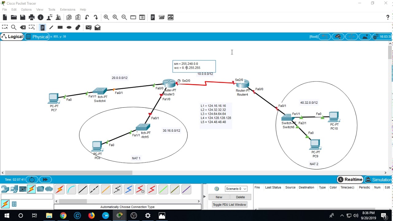 NAT Challenge, Static Nat Prefix /12 - YouTube