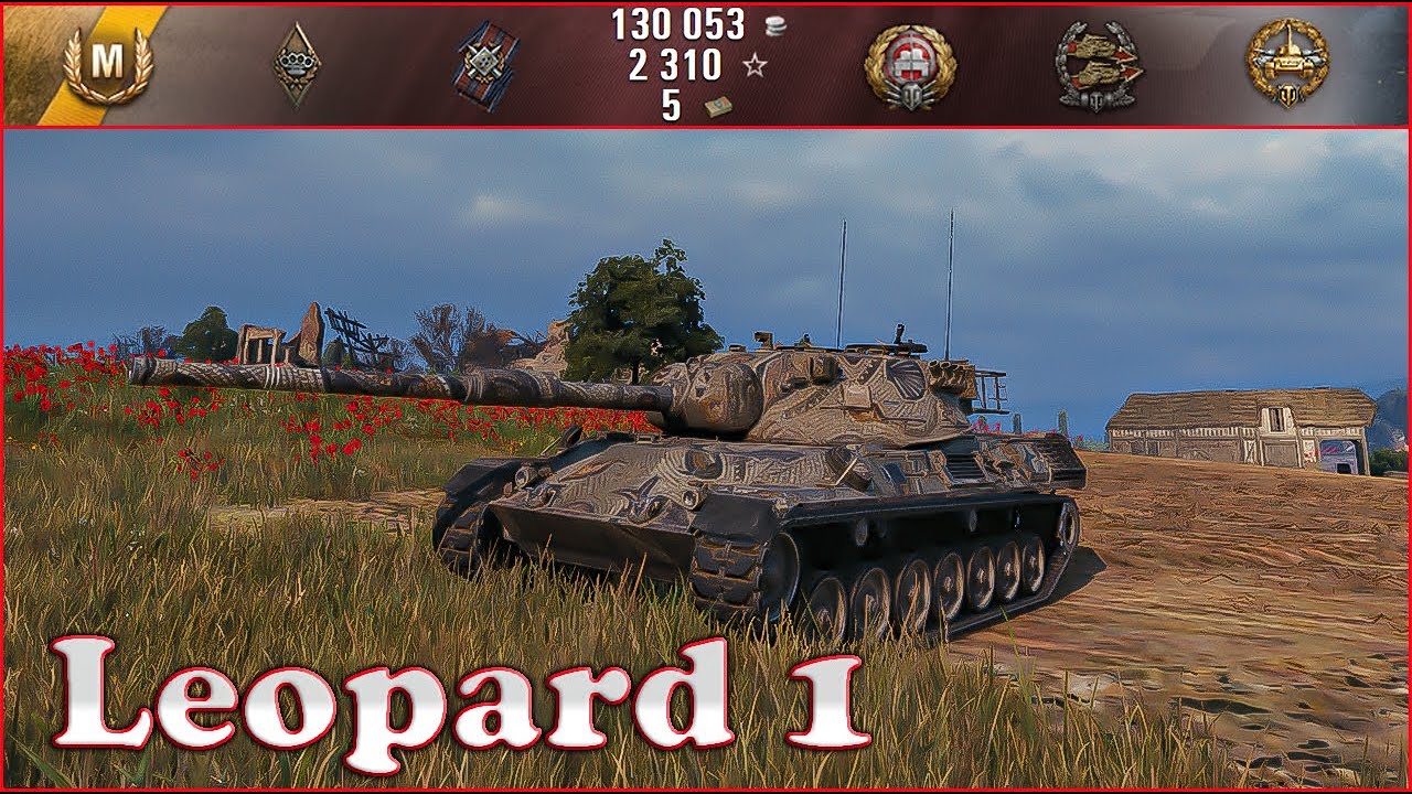 Leopard 1 - World of Tanks UZ Gaming - YouTube