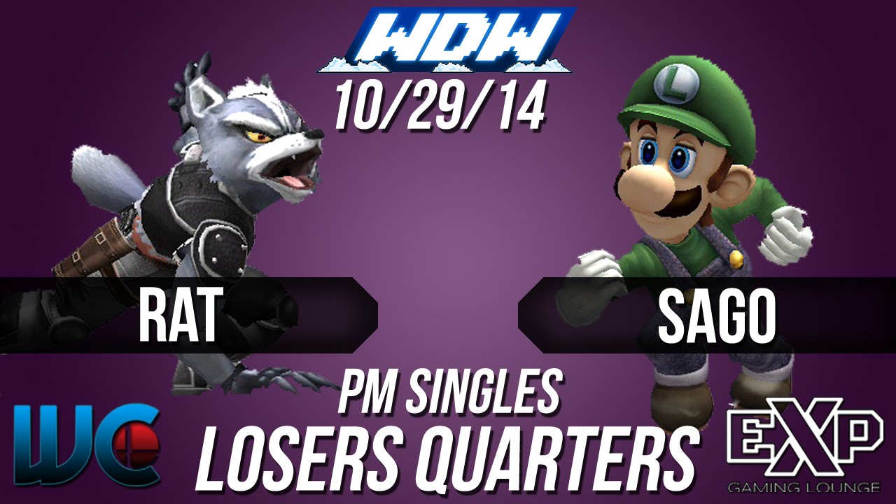 WDW 10/29/14 - Sago (Luigi) vs. Rat (Wolf) PM Loser's Quarters - YouTube