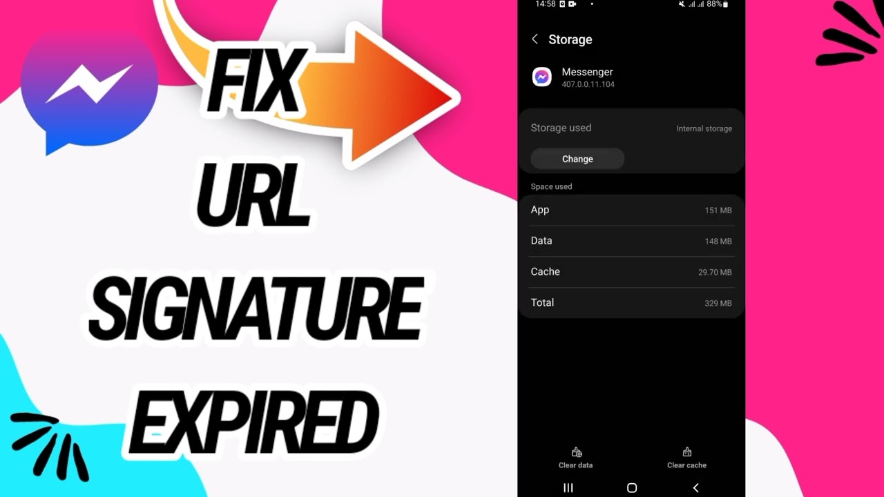 How To Fix And Solve URL Signature Expired On Messenger App YouTube How To Fix And Solve URL Signature Expired On Messenger App YouTube