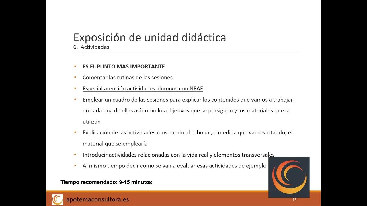 ¿Cómo preparar la defensa de una unidad didáctica para las oposiciones de secundaria Galicia ...