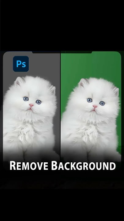 Remove background using Photoshop #shorts - YouTube