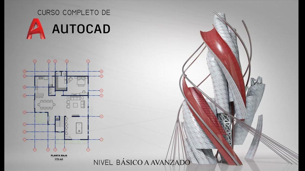 Aprende a crear tus modelos 2D y 3D con AutoCAD - YouTube