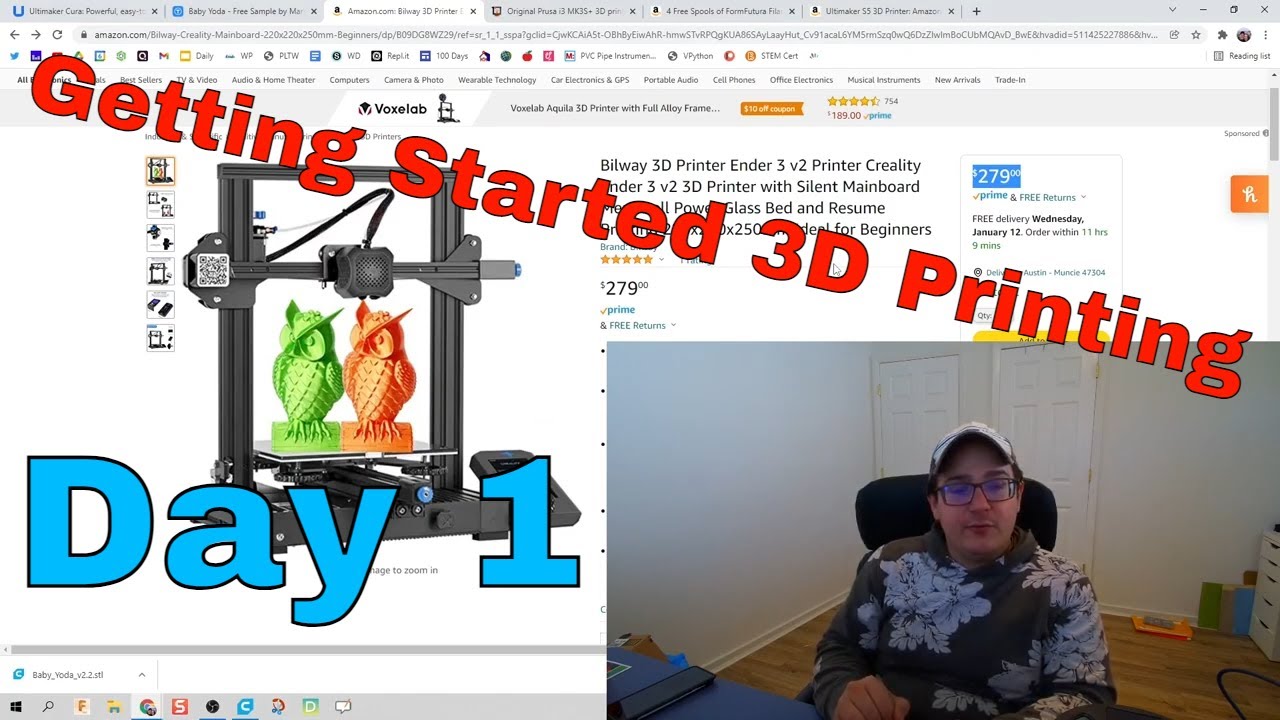 Where To Start 3D Printing Day 1 Of 100 3D Printing Journey YouTube where-to-start-3d-printing-day-1-of-100-3d-printing-journey-youtube